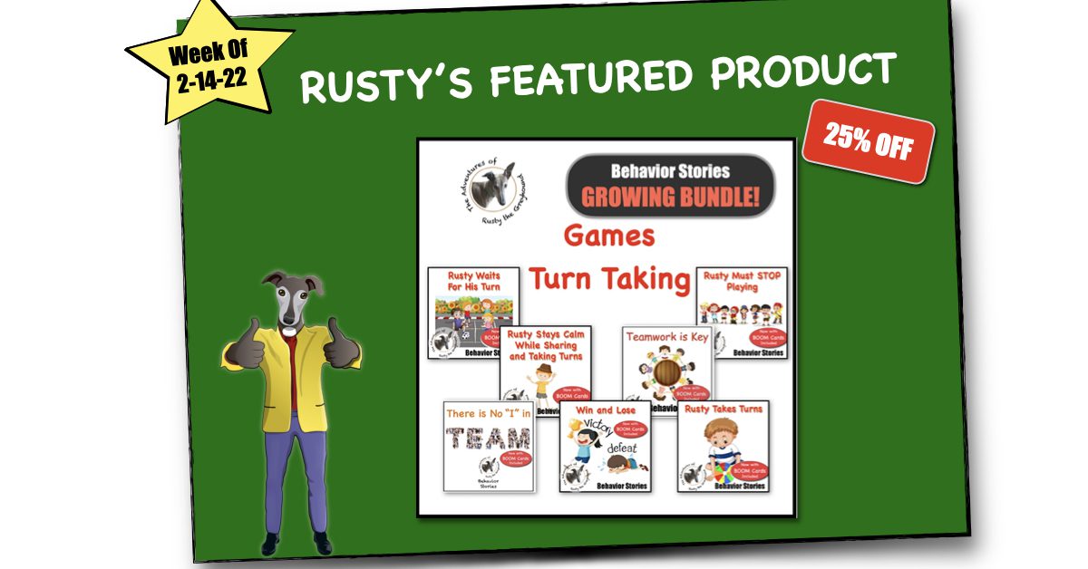 Featured Product: Turn Taking: Behavior Stories - Rusty the Greyhound ...