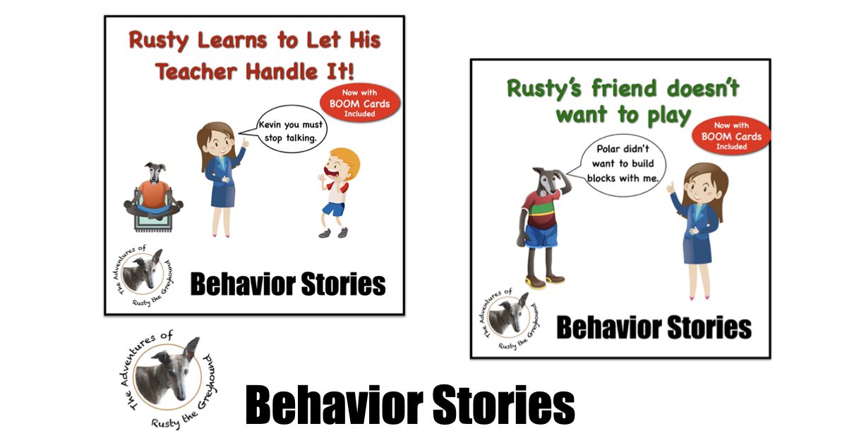 New Products! - Rusty the Greyhound, PBIS, ABA, Stories