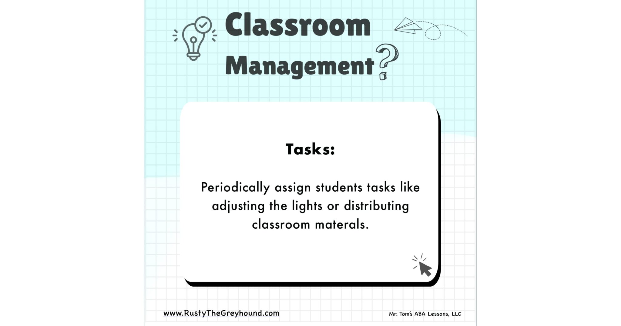 Classroom Management Tips for Teachers - Rusty the Greyhound, PBIS, ABA ...